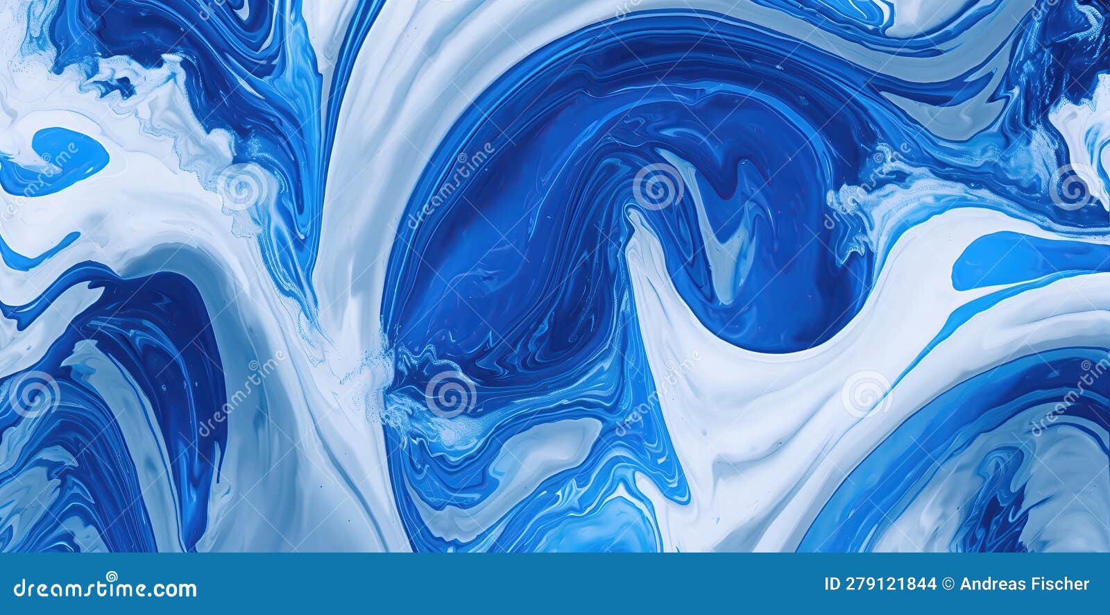 Abstract Background, Liquid Texture, White and Blue Color. Stock ...