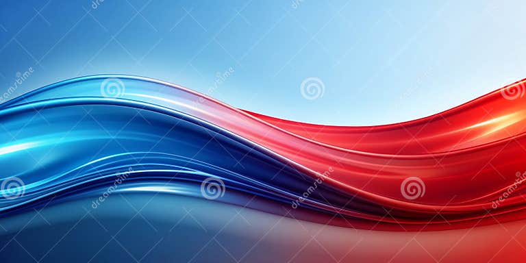 Abstract Background Liquid Wave Red and Blue Gradient Background ...