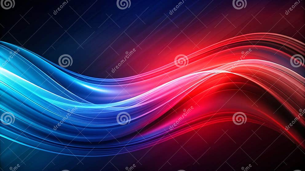 Abstract Background Liquid Wave Red and Blue Gradient Background ...