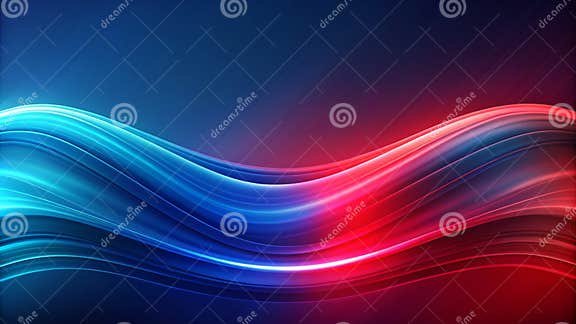 Abstract Background Liquid Wave Red and Blue Gradient Background ...