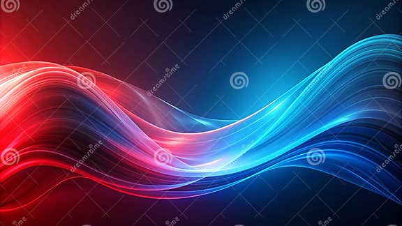 Abstract Background Liquid Wave Red and Blue Gradient Background ...