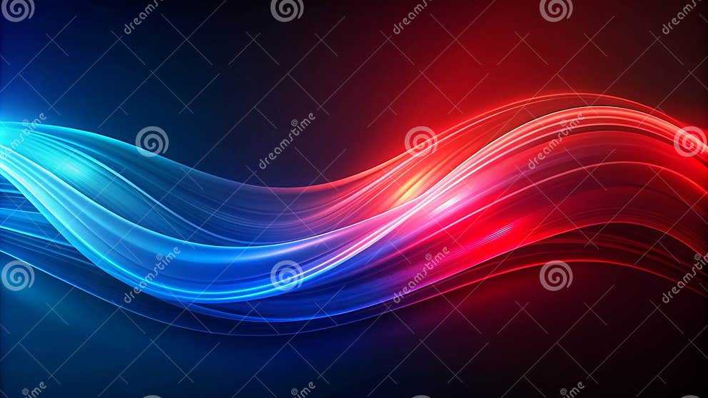 Abstract Background Liquid Wave Red and Blue Gradient Background ...