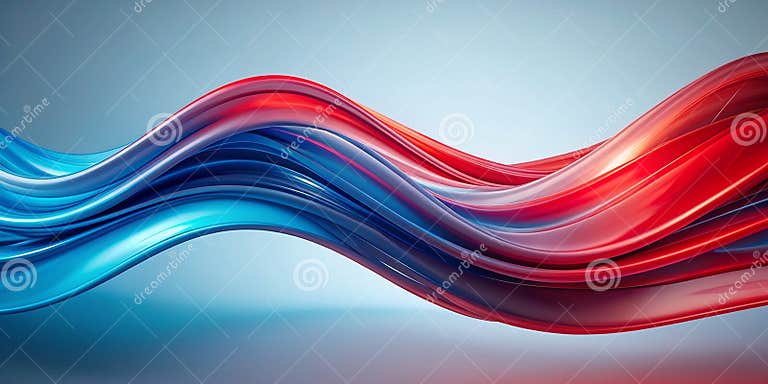 Abstract Background Liquid Wave Red and Blue Gradient Background ...