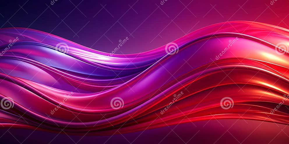 Abstract Background Liquid Wave Red and Violet Gradient Background AI ...
