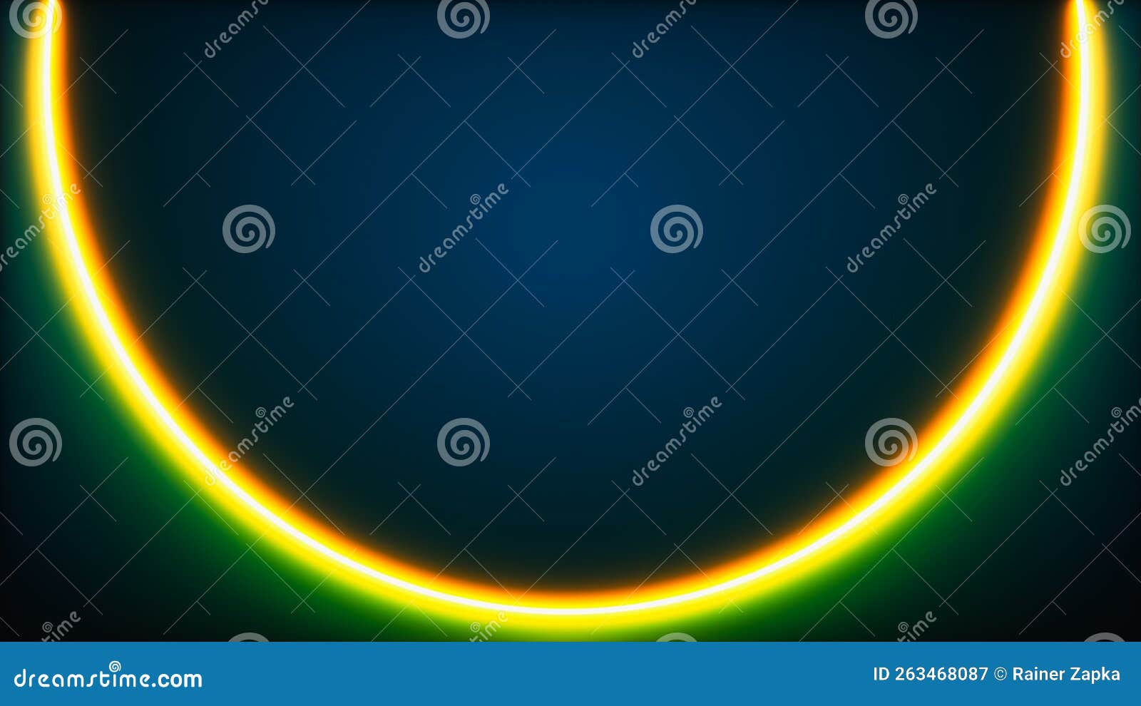 Abstract Background Lit in Blue, Orange and Green 3d Rendering Stock ...