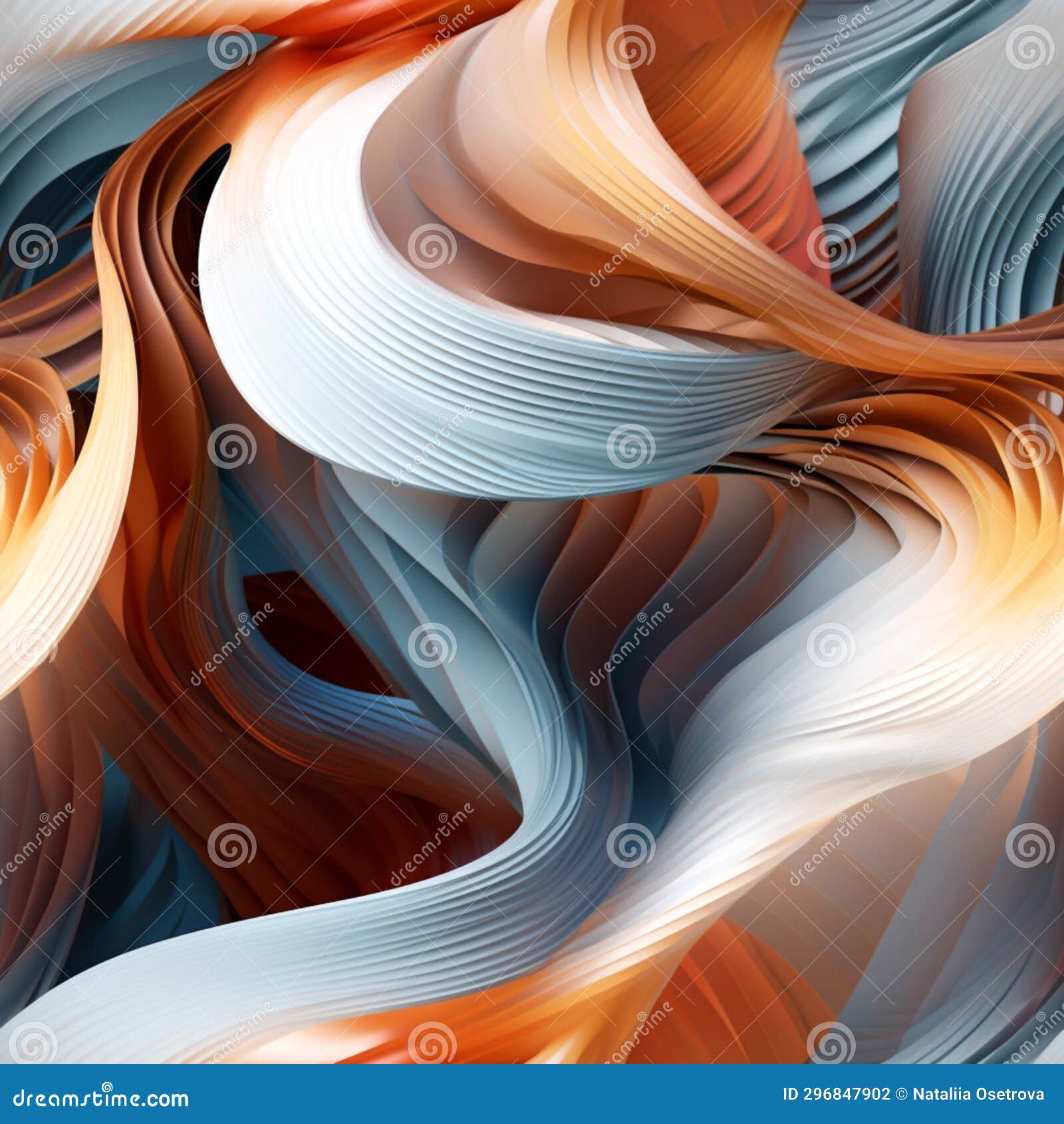 Abstract Background Loop. Turing Pattern. Surreal Shapes, Visual ...