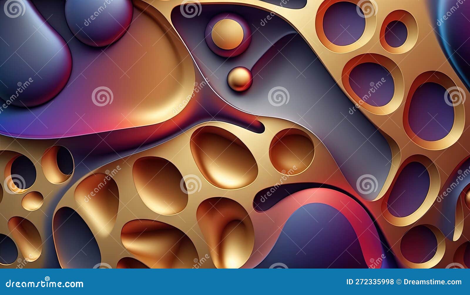 An Abstract Background with a Lot of Different Colors and Shapes Stock ...