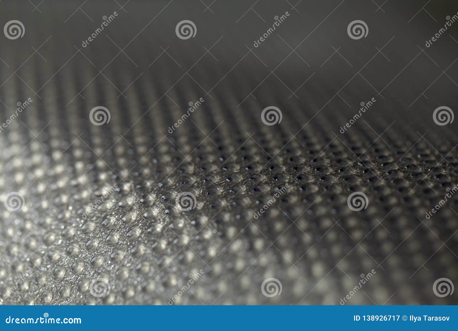 Abstract Background of Lots of Grey Pimples Dots. Plastic Surface with ...