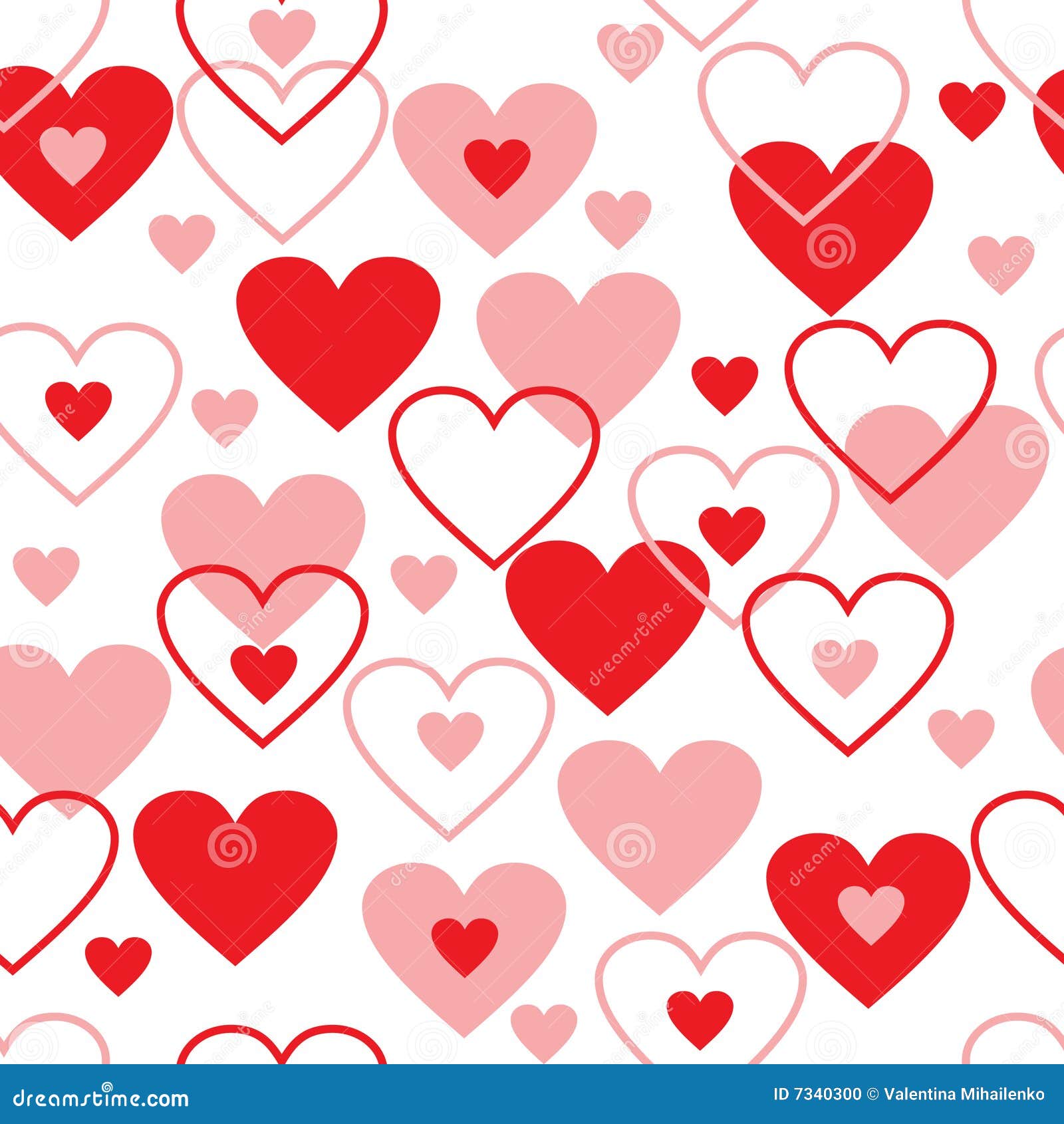 Abstract Background Love Pattern Seamless Διανυσματική απεικόνιση ...