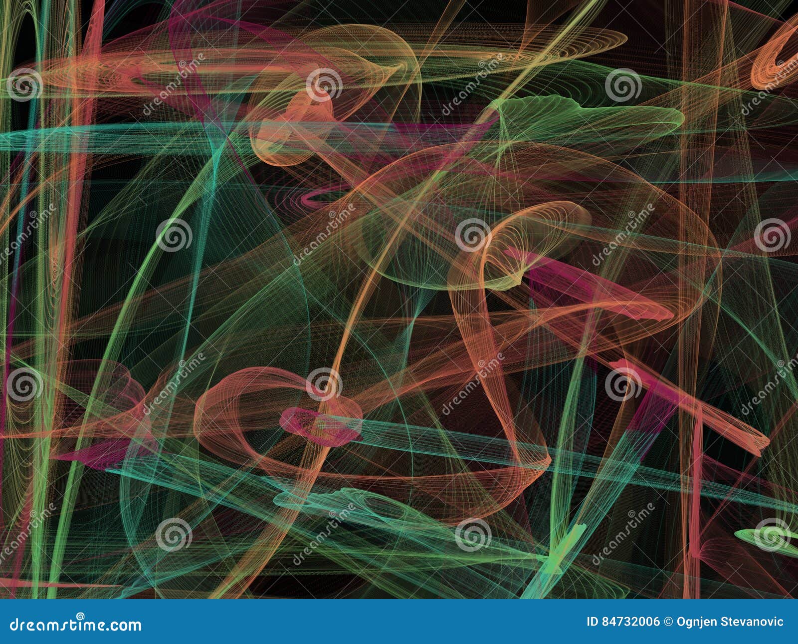 Abstract Background Made on Black Base Stock Illustration ...