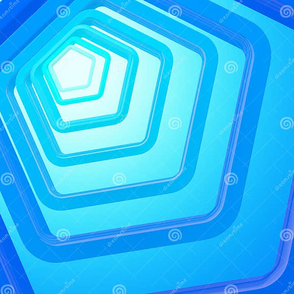 Abstract Background Made of Pentagons Stock Illustration - Illustration ...