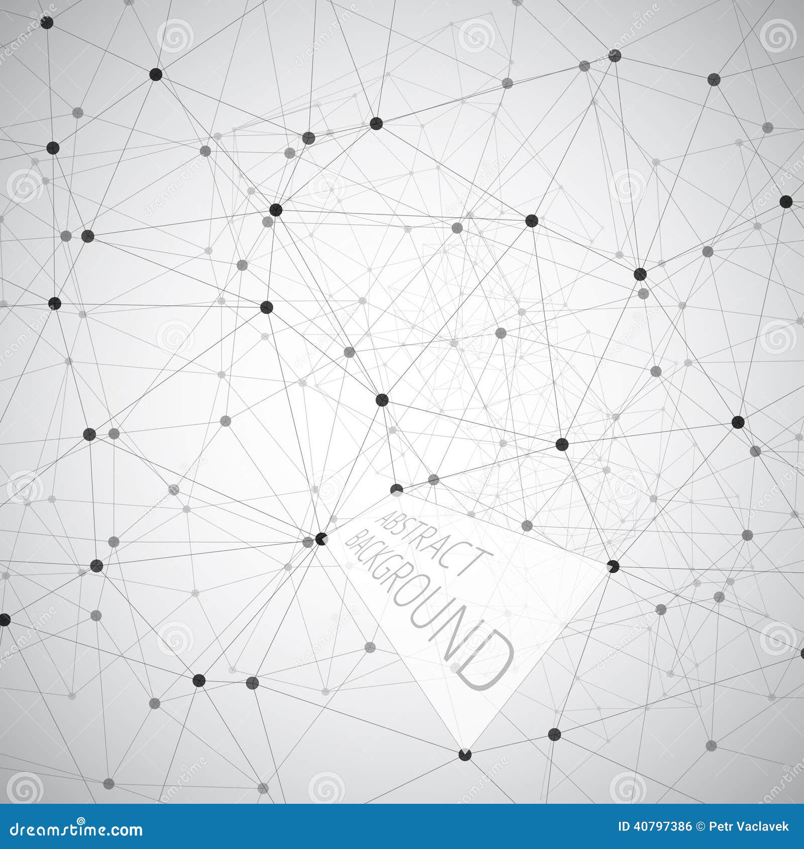 Abstract Background Made from Points and Lines Stock Vector ...