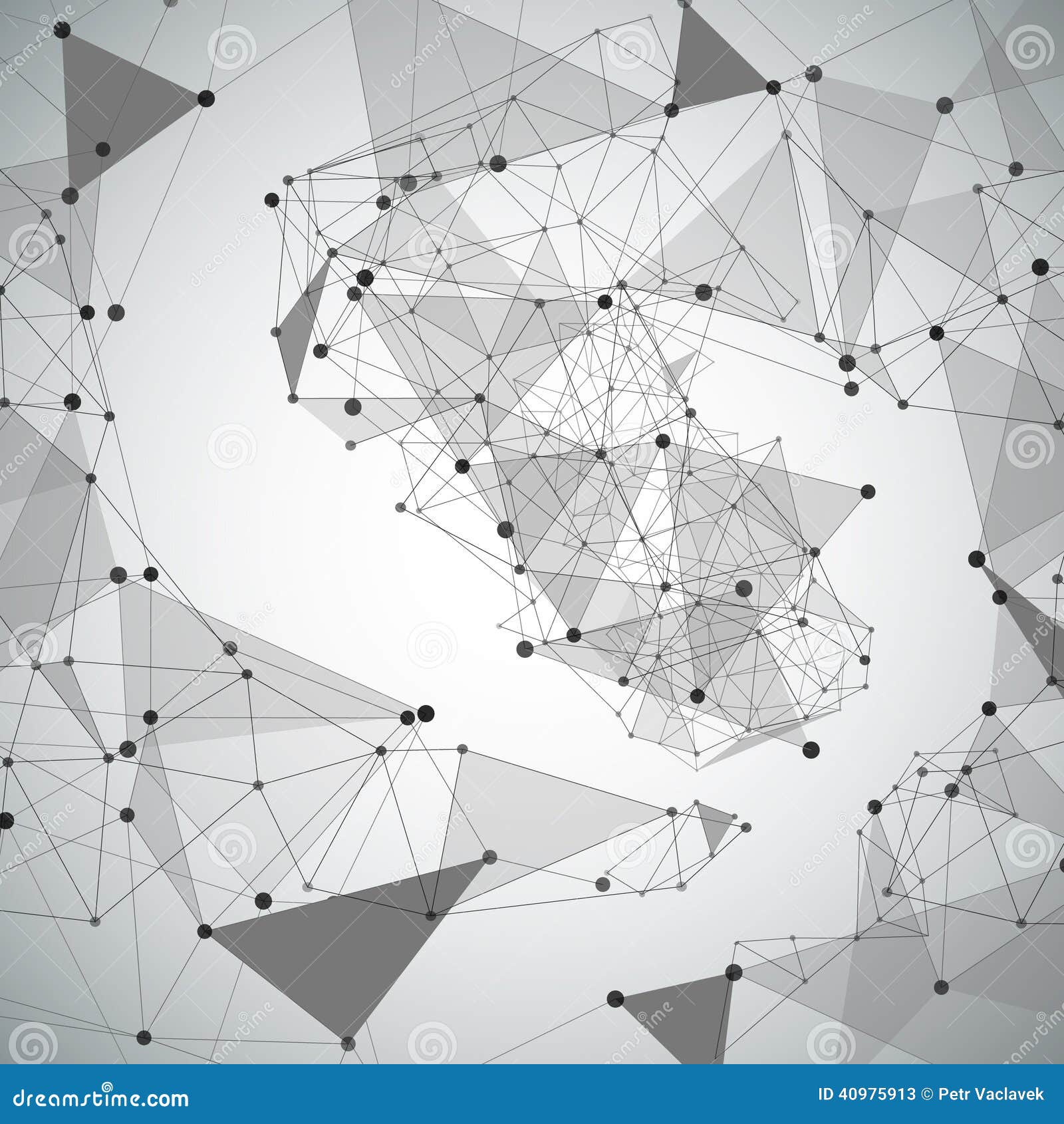 Abstract Background Made from Points and Lines Stock Vector ...