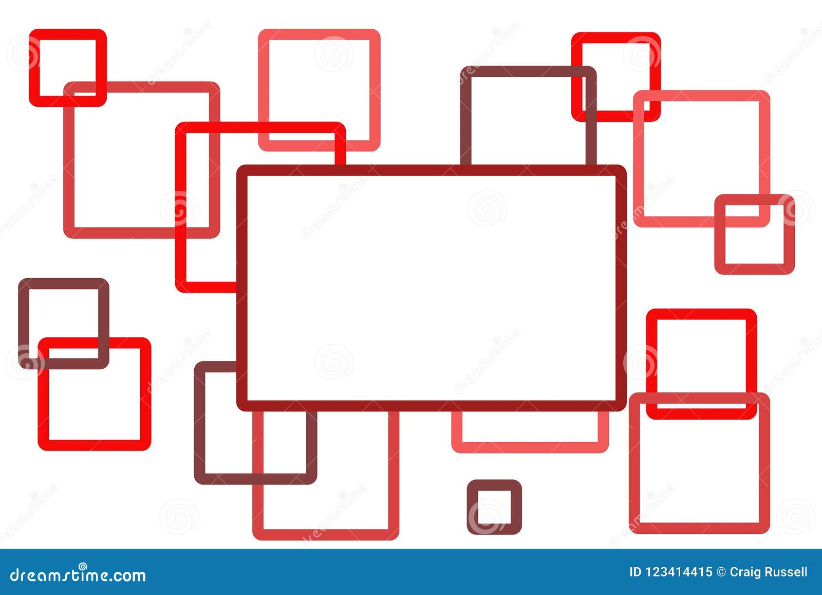 Abstract Background Made from Red Squares Stock Illustration ...