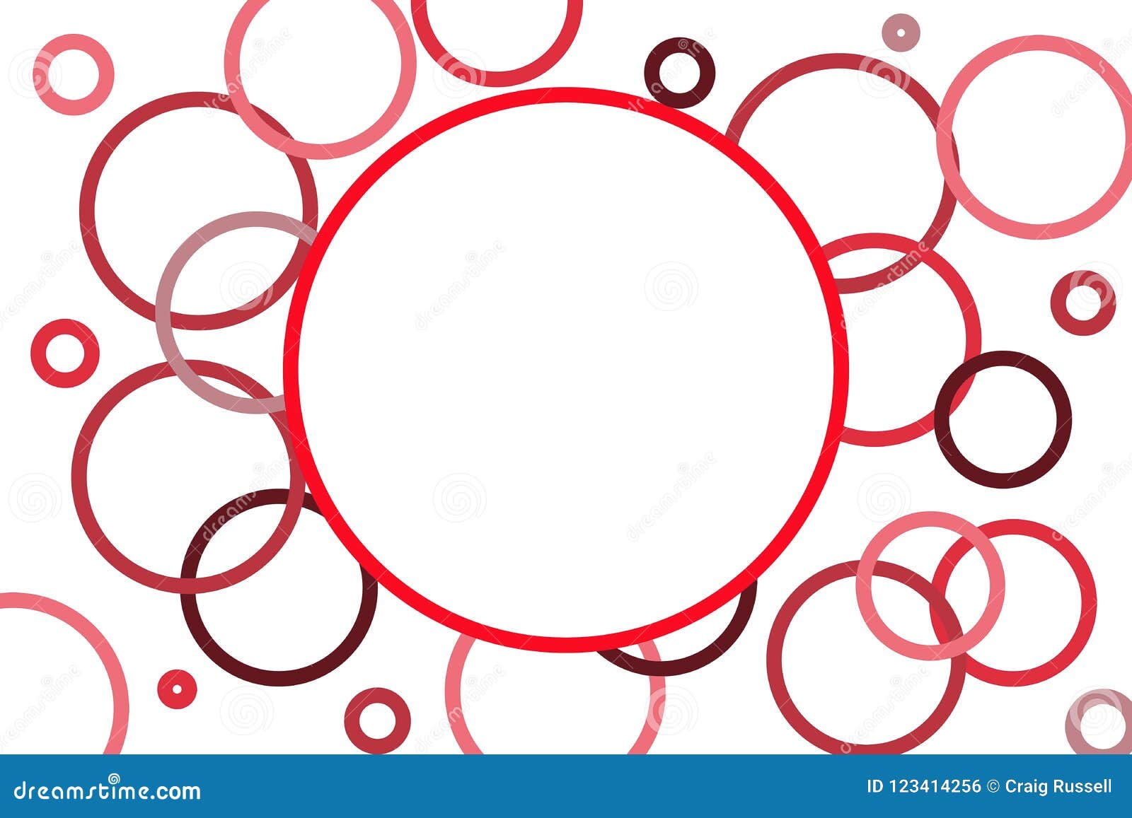Abstract Background Made from Red Circles Stock Illustration ...