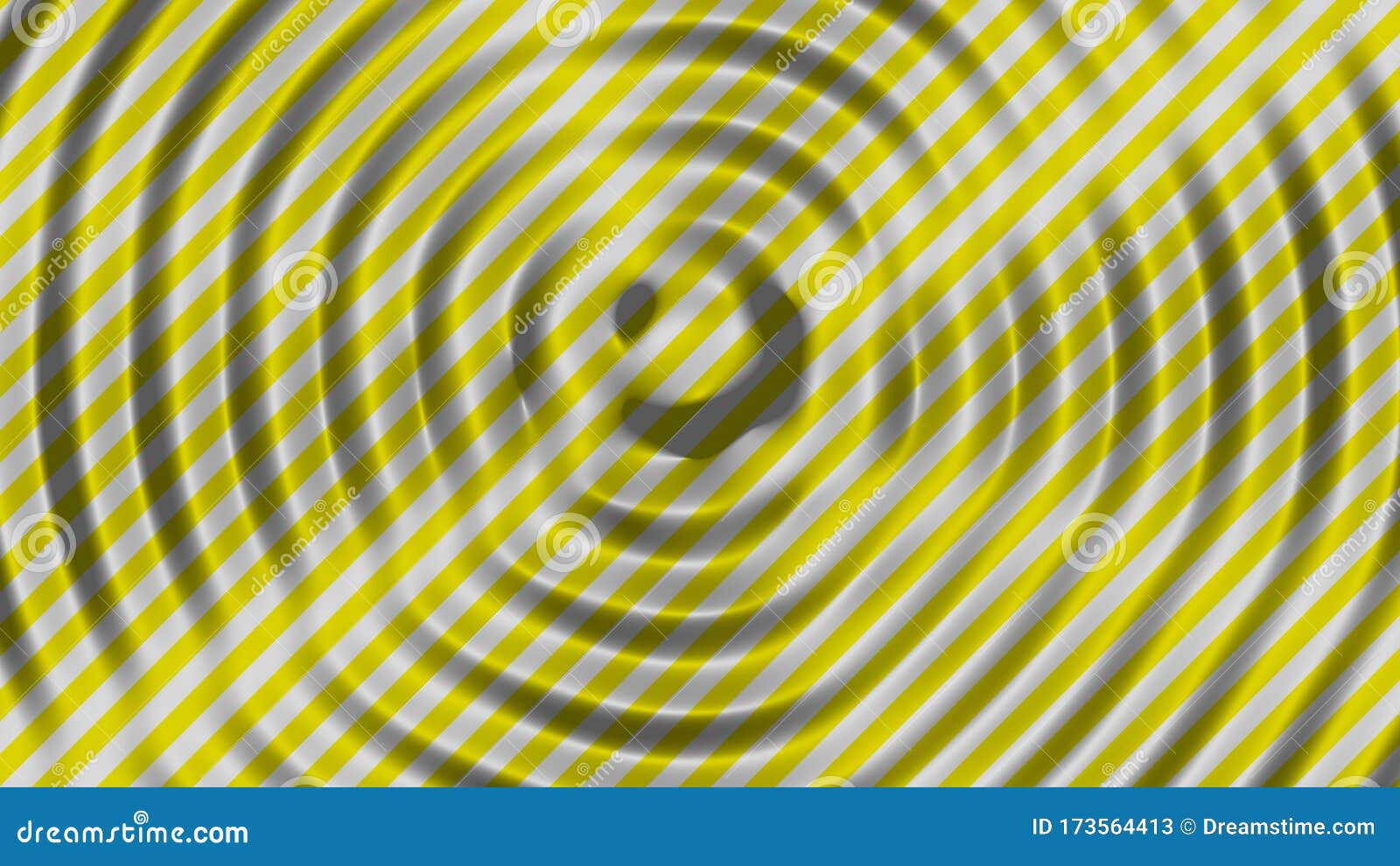 Circular Abstract Background with Deformed Ripples Creating Waves of ...