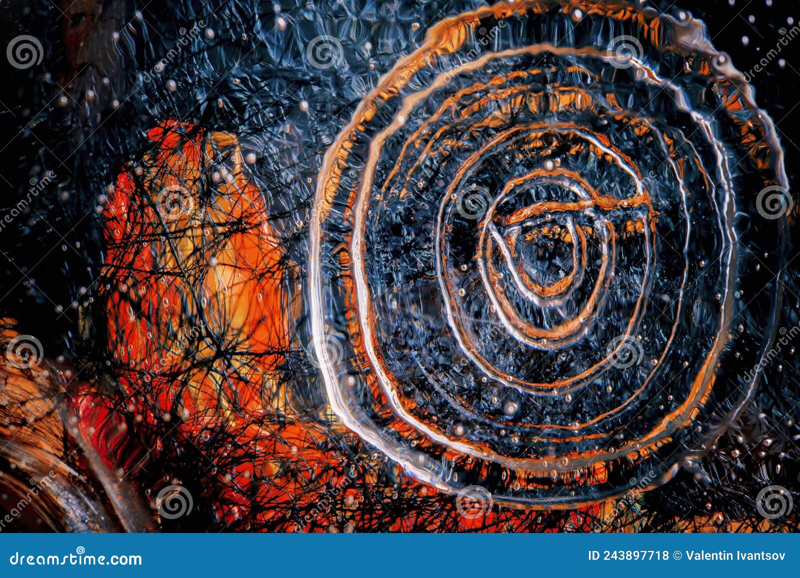 Abstract Background Made Using Glass with Distortion Stock Illustration ...