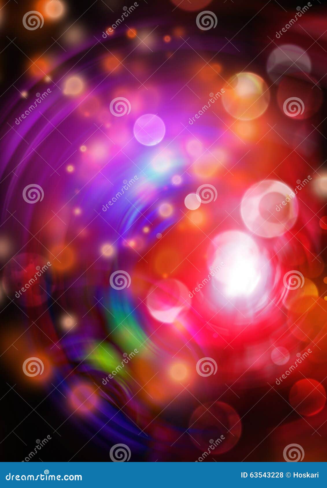 Abstract Background with Magic Light, Space Starry Abstraction Stock ...