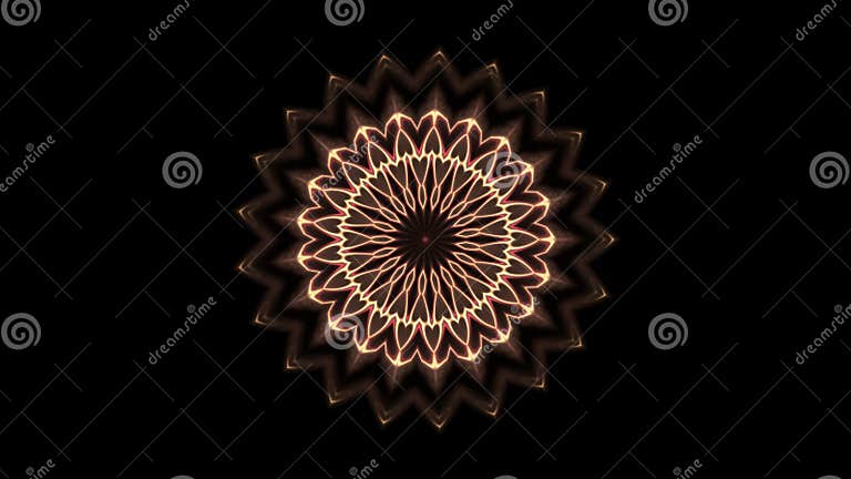 Abstract Background with Mandala Shape Stock Illustration ...