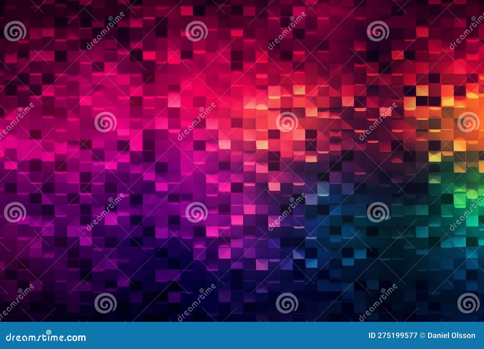 Abstract Background, Many Colours and Shapes Stock Illustration ...