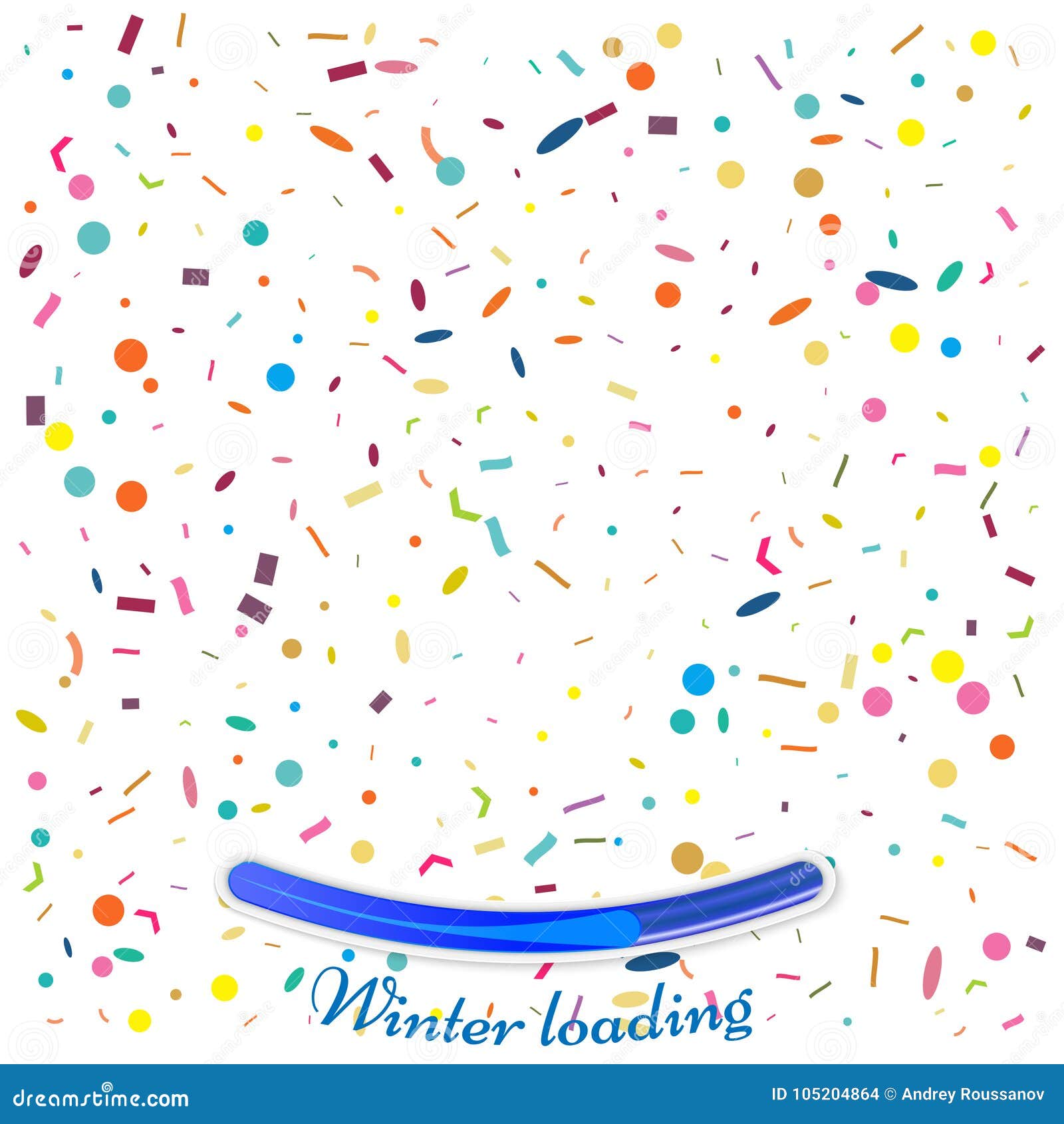 Abstract Background with Many Falling Tiny Confetti Pieces. Vector ...