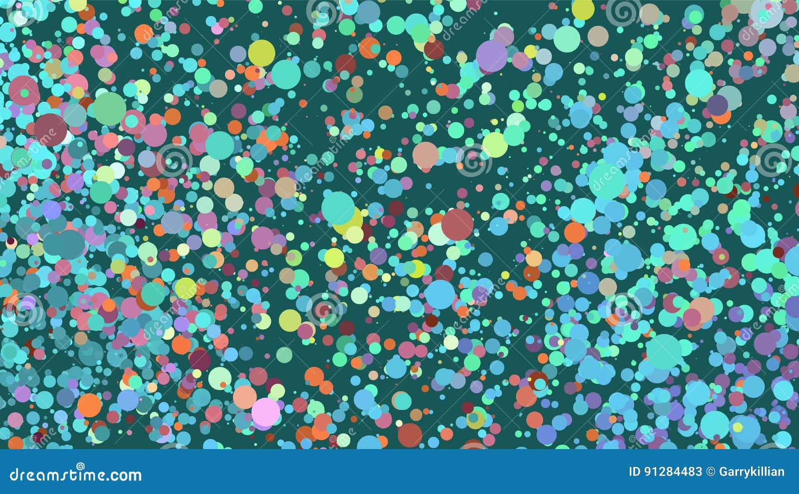Abstract Background with Many Falling Tiny Confetti Pieces. Vector ...
