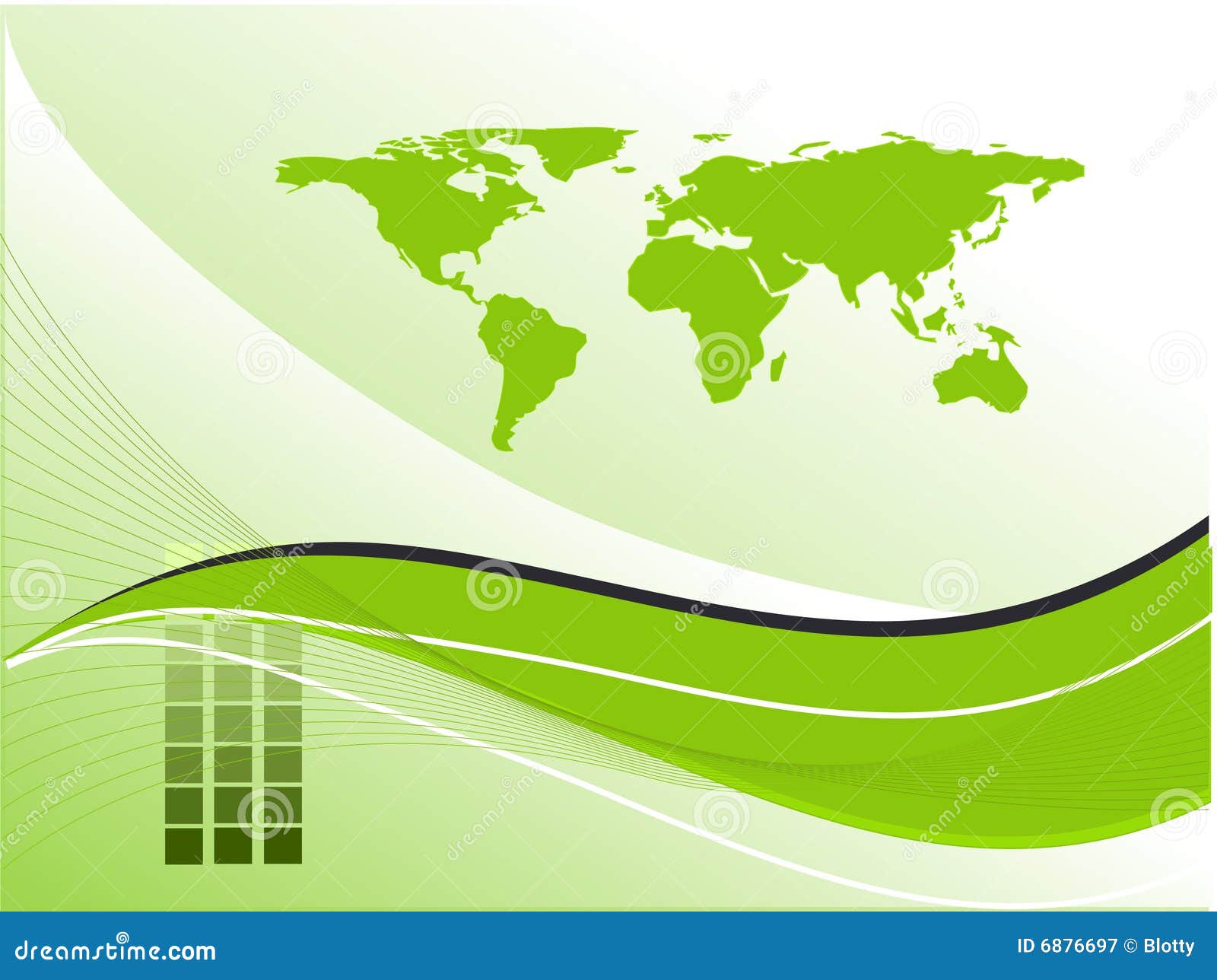 Abstract Background with Map Stock Vector - Illustration of internet ...