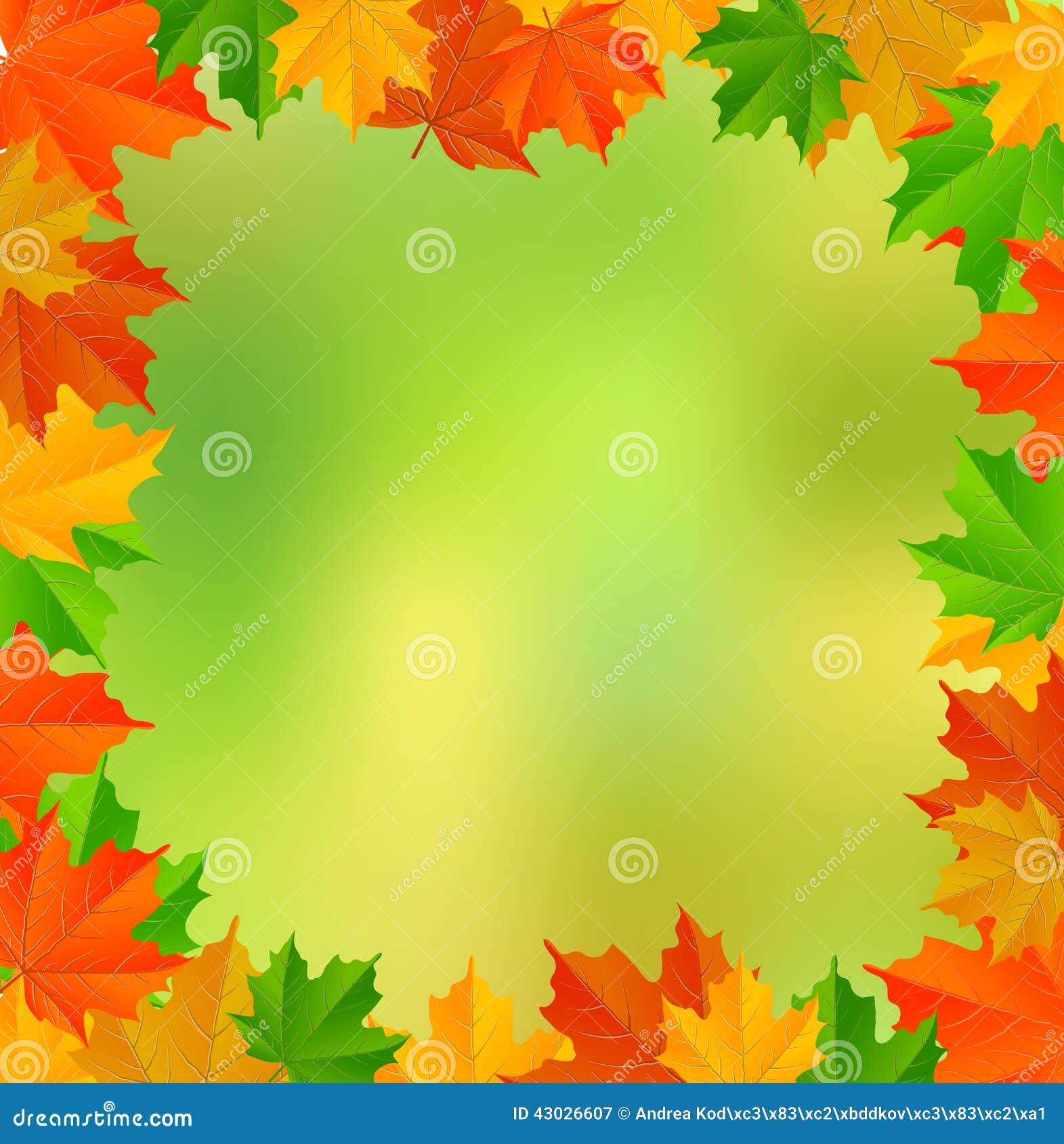 Abstract Background with Maple Leaves Stock Vector - Illustration of ...