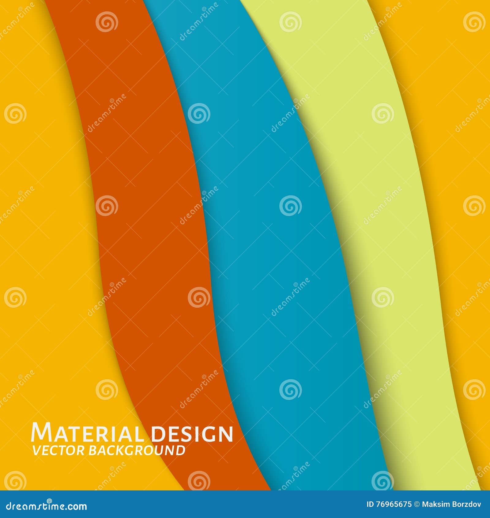Abstract Background. Material Design Style. Stock Vector - Illustration ...