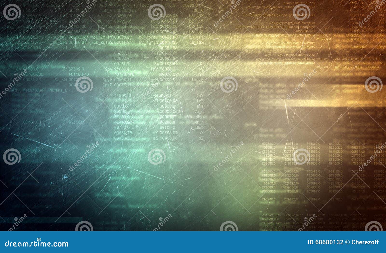 Abstract Background with Matrix Stock Illustration - Illustration of ...