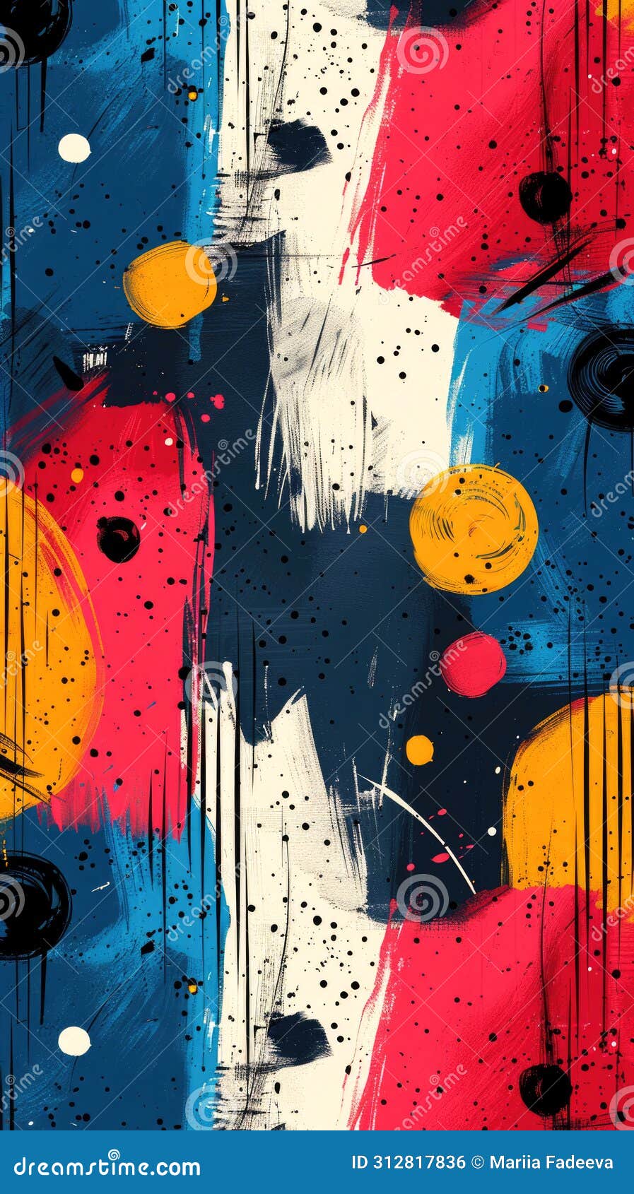 Abstract Background of Maximalism Design Trend of the Year. Bright and ...