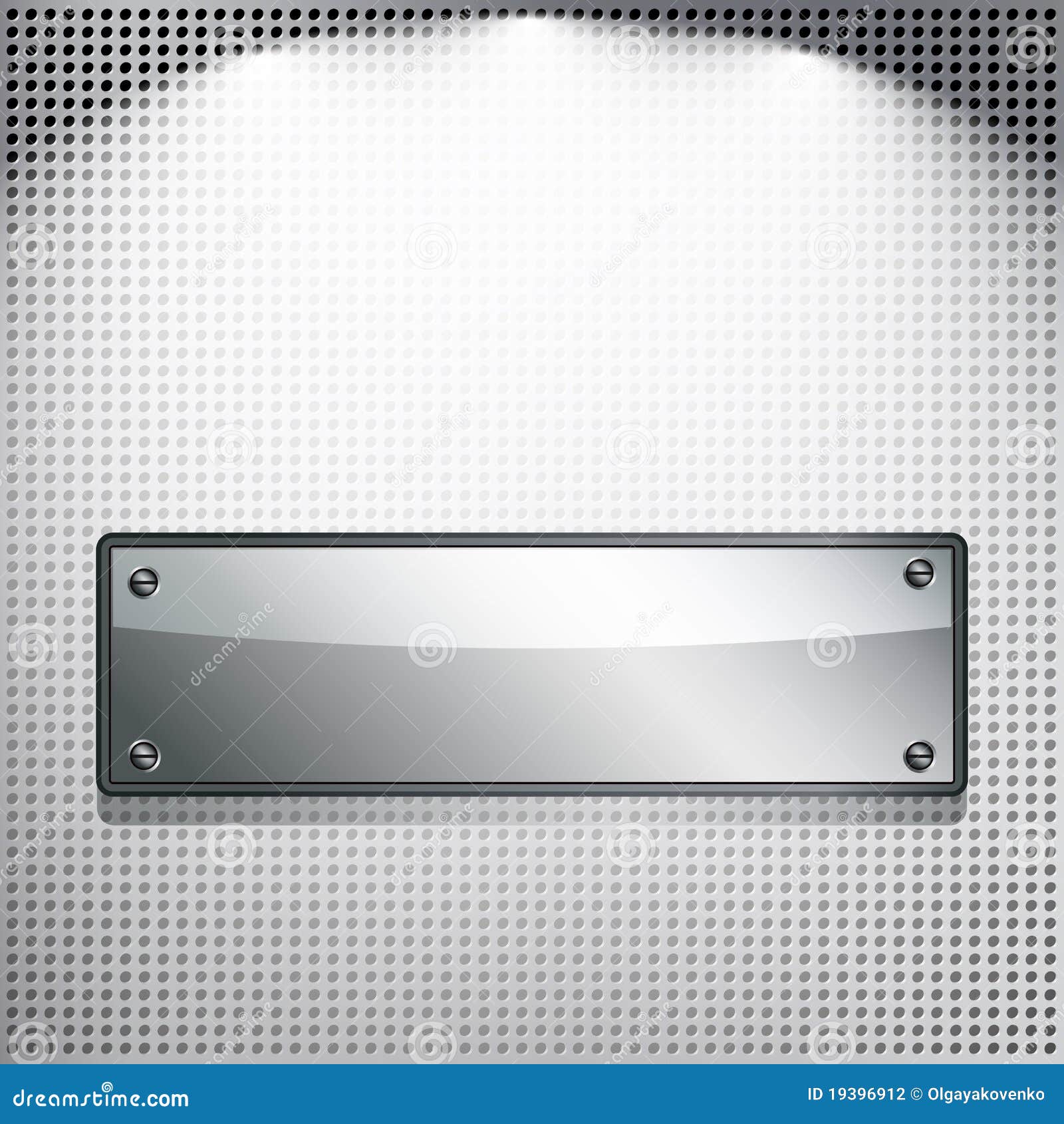 Metal Banner Cartoon Vector | CartoonDealer.com #20377885