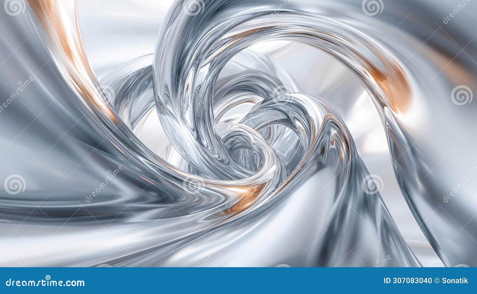 Abstract Background with Metallic Effect Stock Illustration ...
