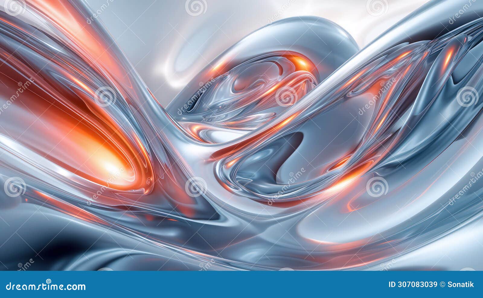 Abstract Background with Metallic Effect Stock Illustration ...