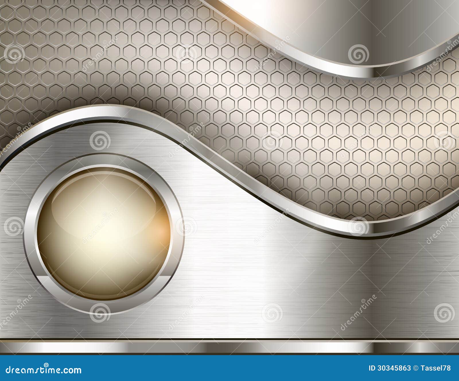 Abstract Background with a Metallic Element. Stock Vector ...