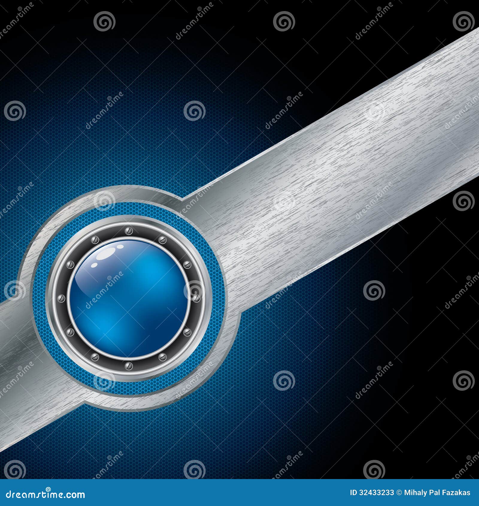 Abstract Background with Metallic Elements Stock Vector - Illustration ...