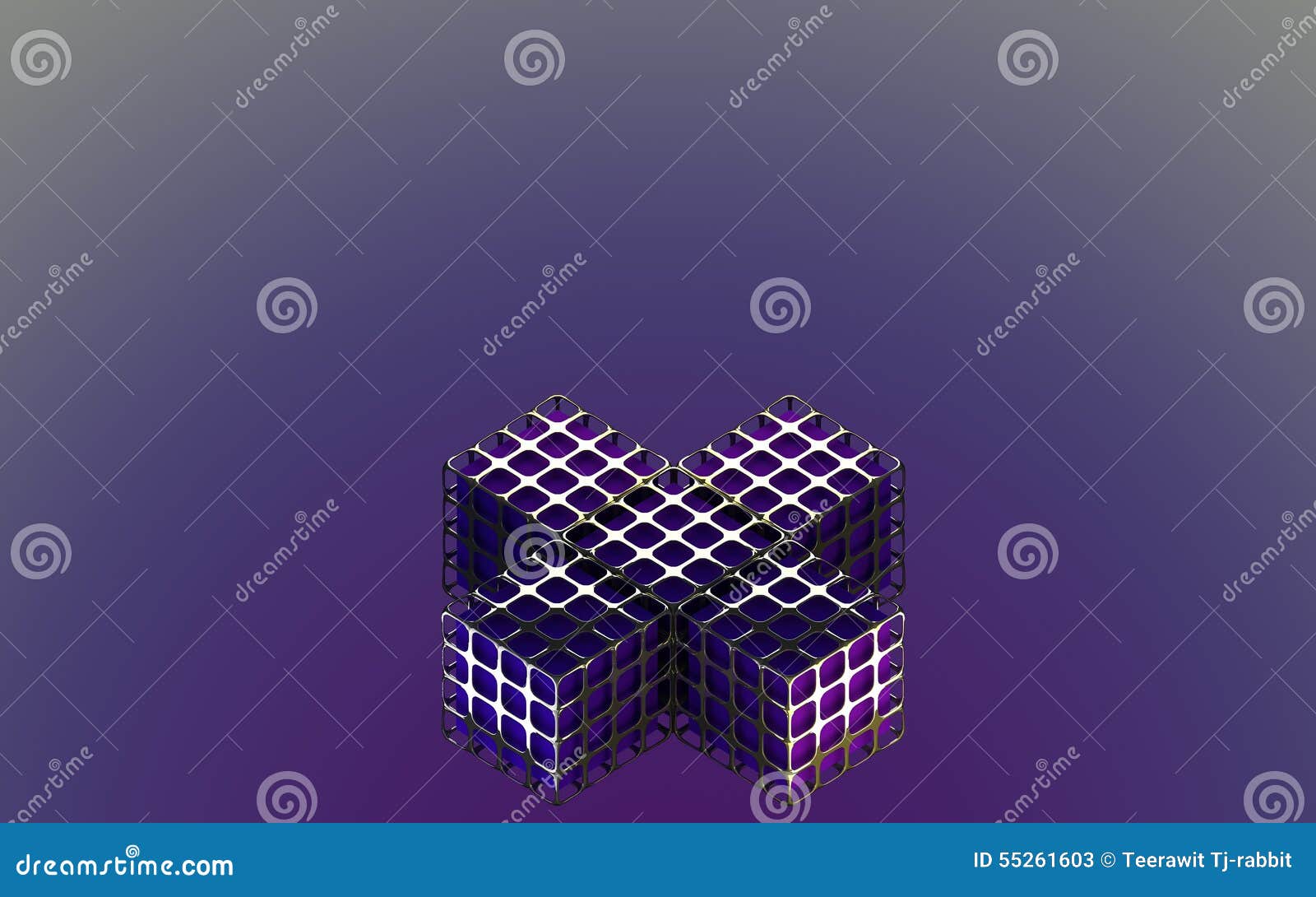 Abstract Background Metallic Purple Box Stock Illustration ...