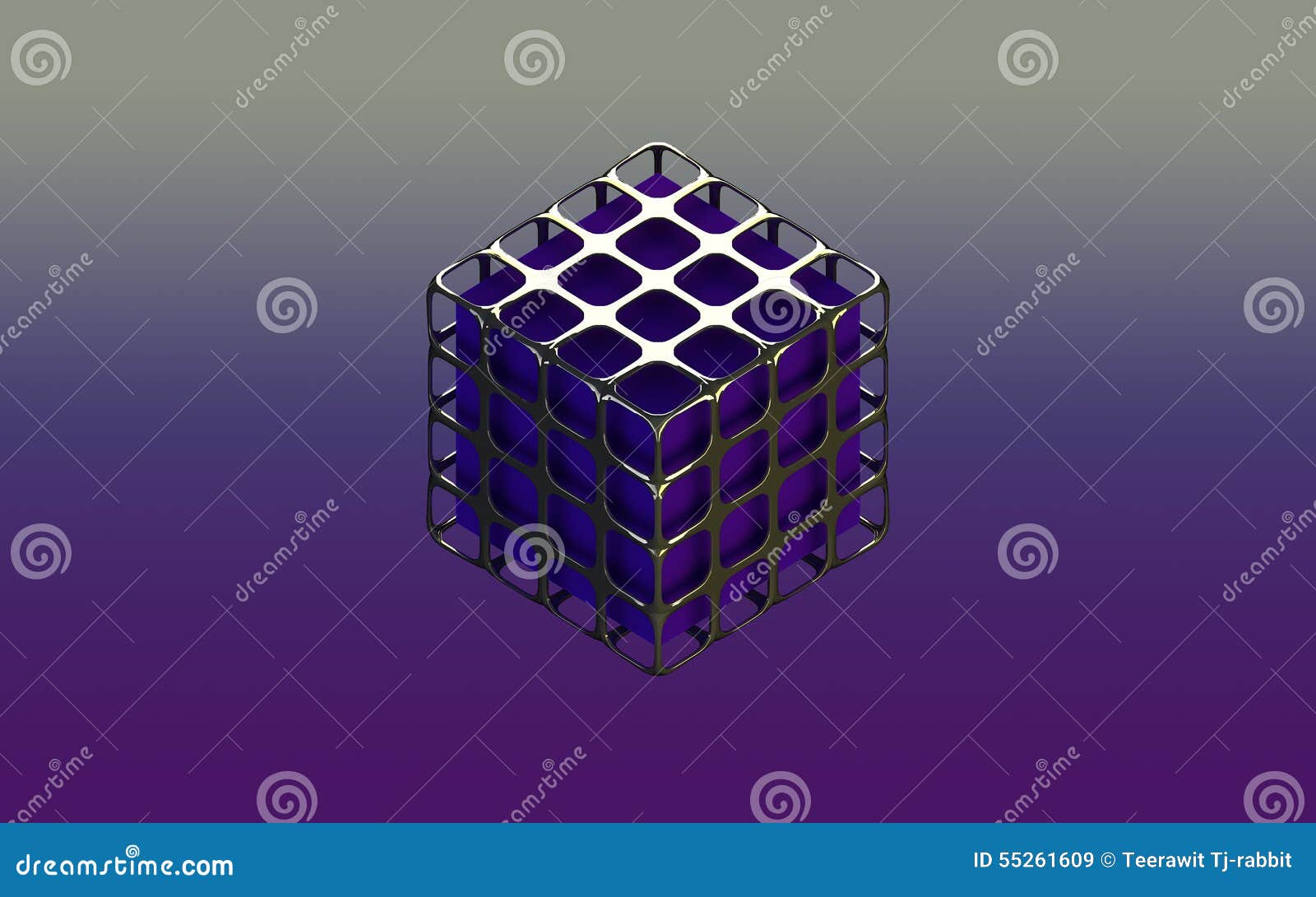 Abstract Background Metallic Purple Box Stock Illustration ...