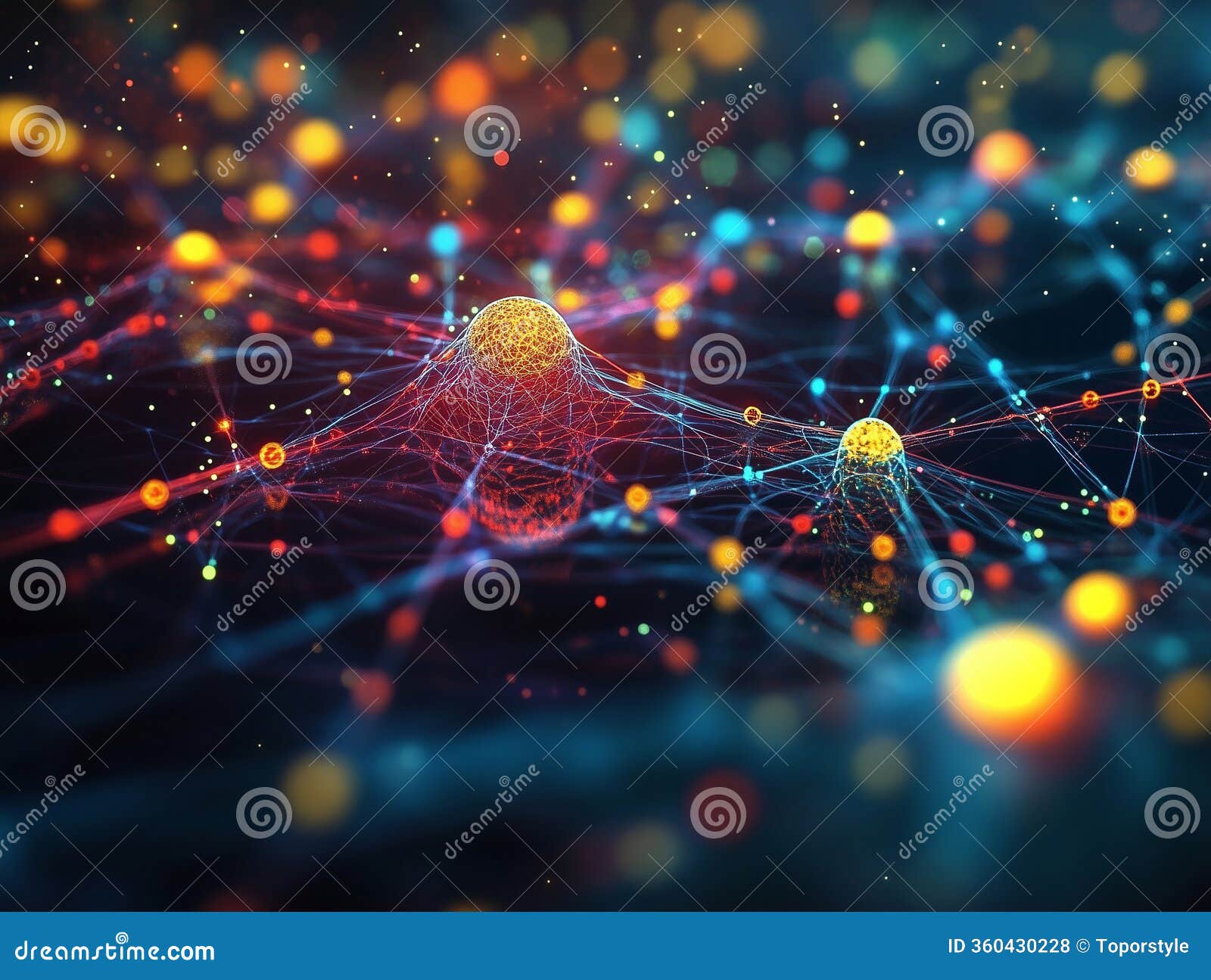 Abstract Background of Microworld Nano, Sci Fi and Internet Digital ...