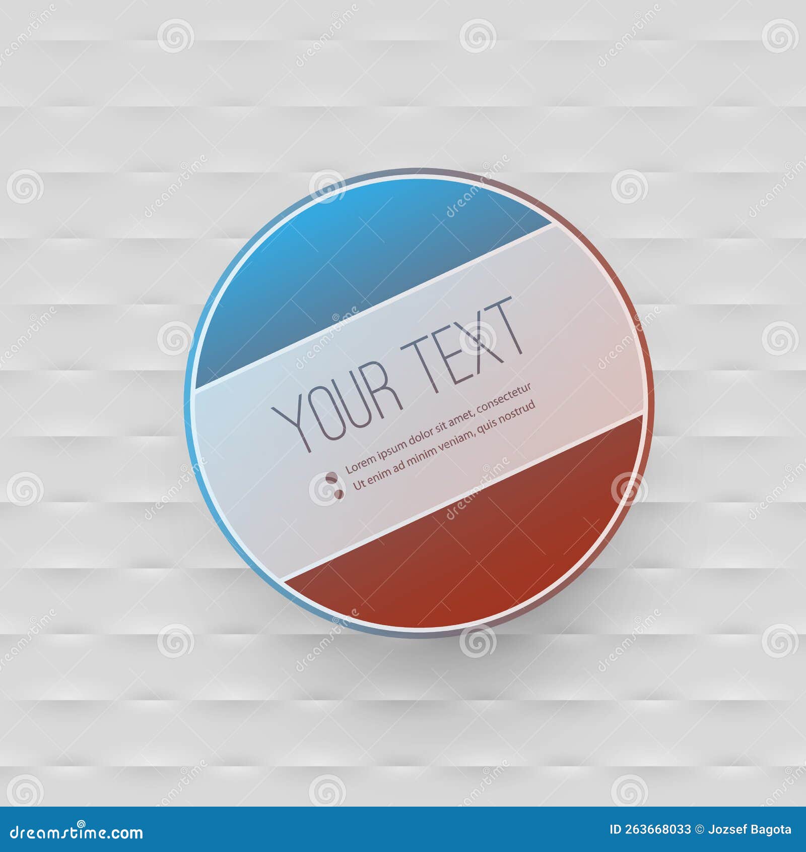 Abstract Background with Minimal Circular Text Box Design Stock Vector ...