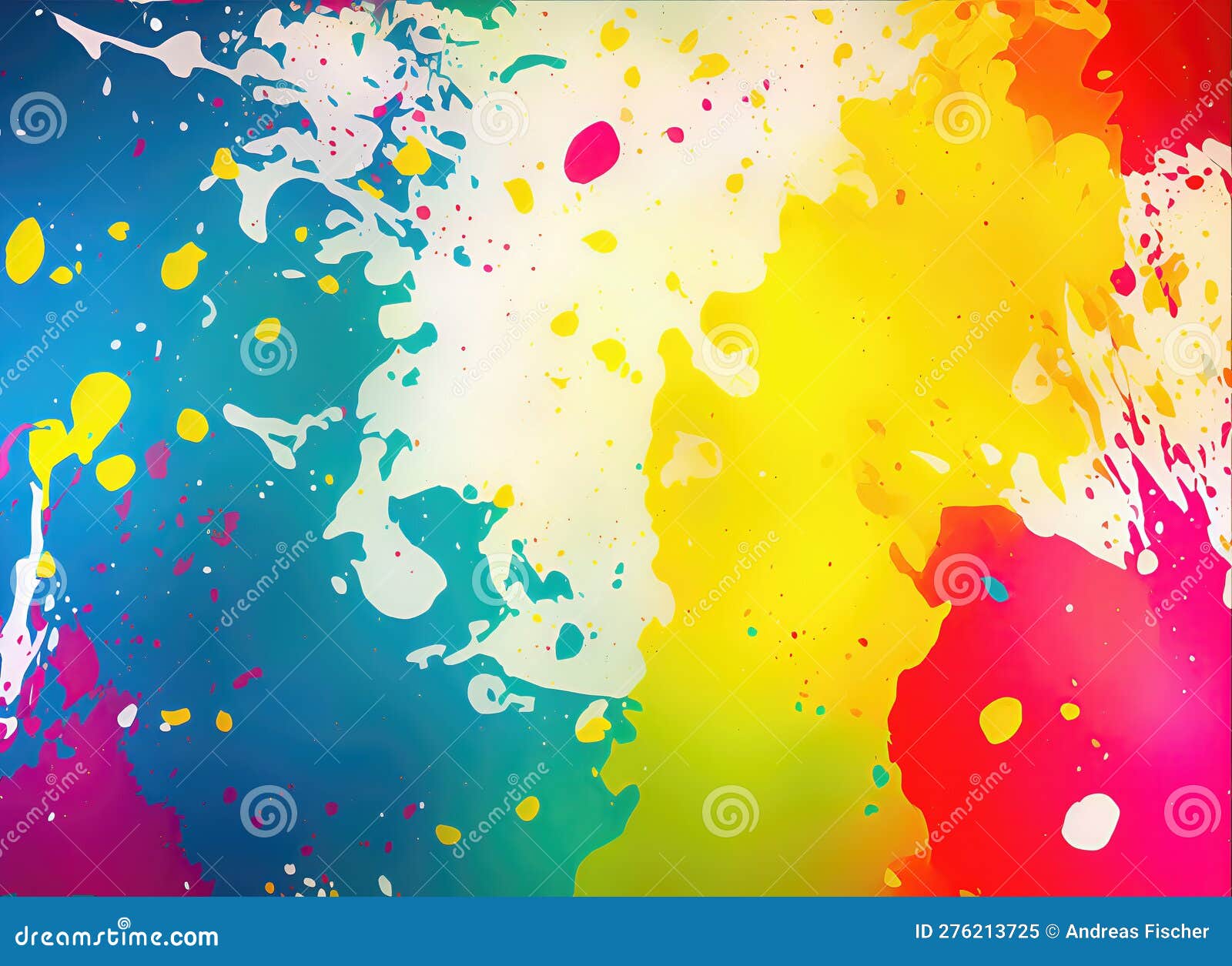 Abstract Background with Mixed Paint of Different Colors Stock ...