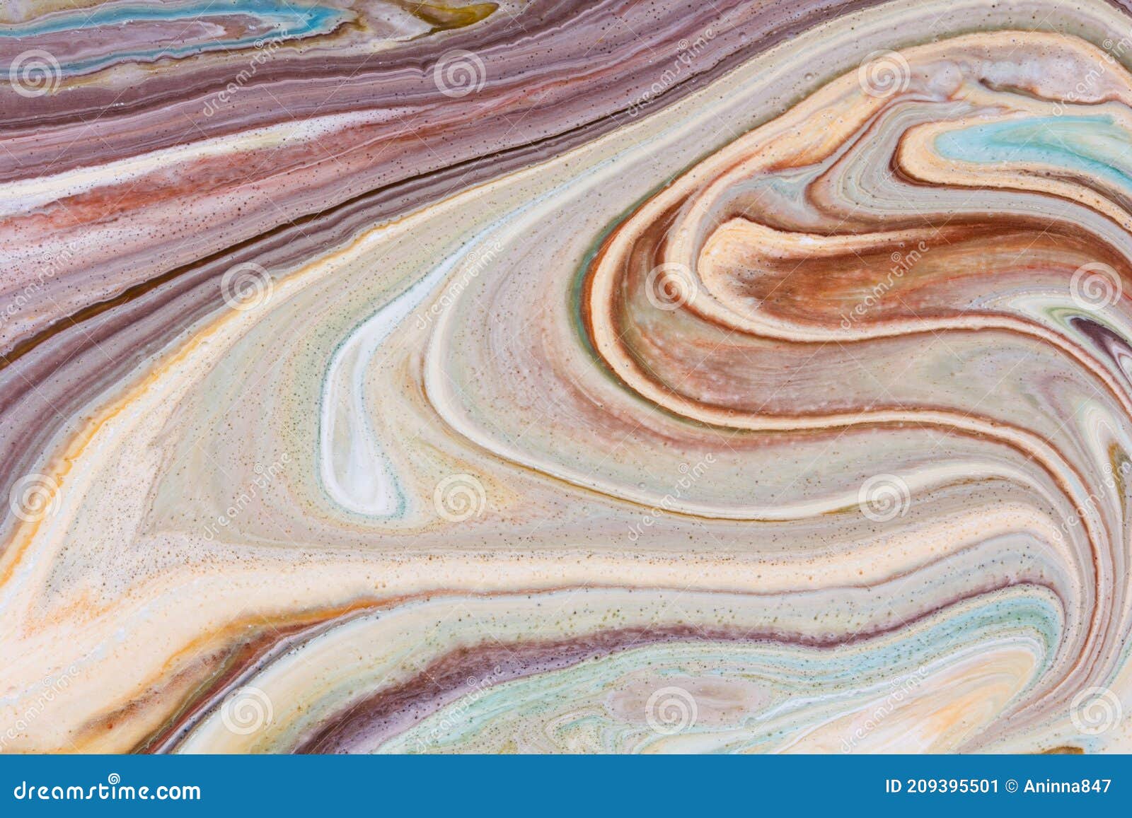 Abstract Background Mixing Color Paints, Marble Effect Stock Image ...