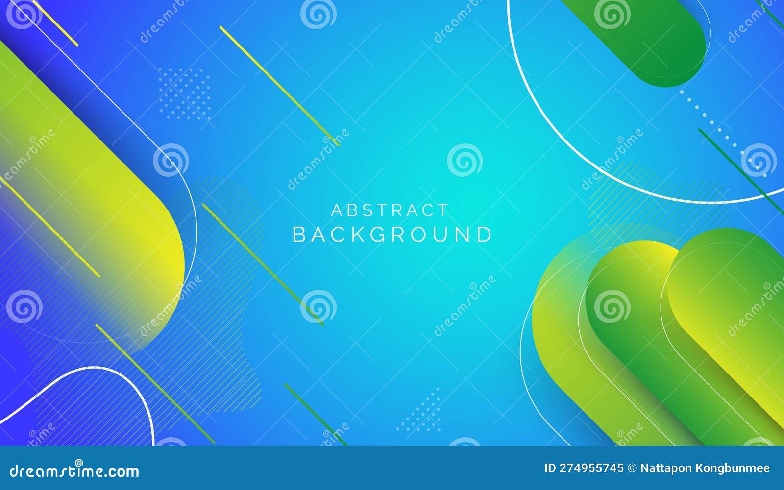 Abstract Background, Modern, Geometric, Simple on a Blue-green Stock ...