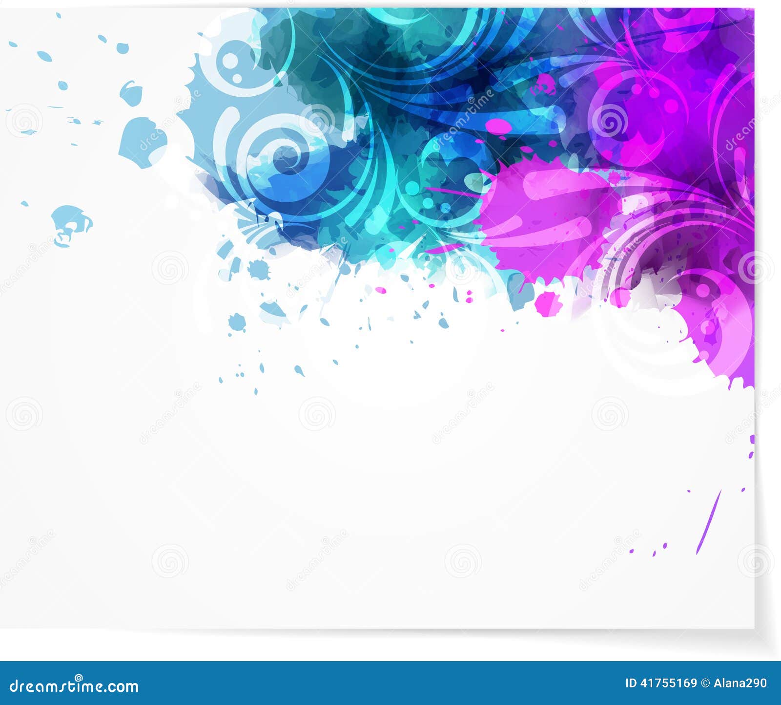 Abstract Background with Modern Swirly Design Stock Vector ...