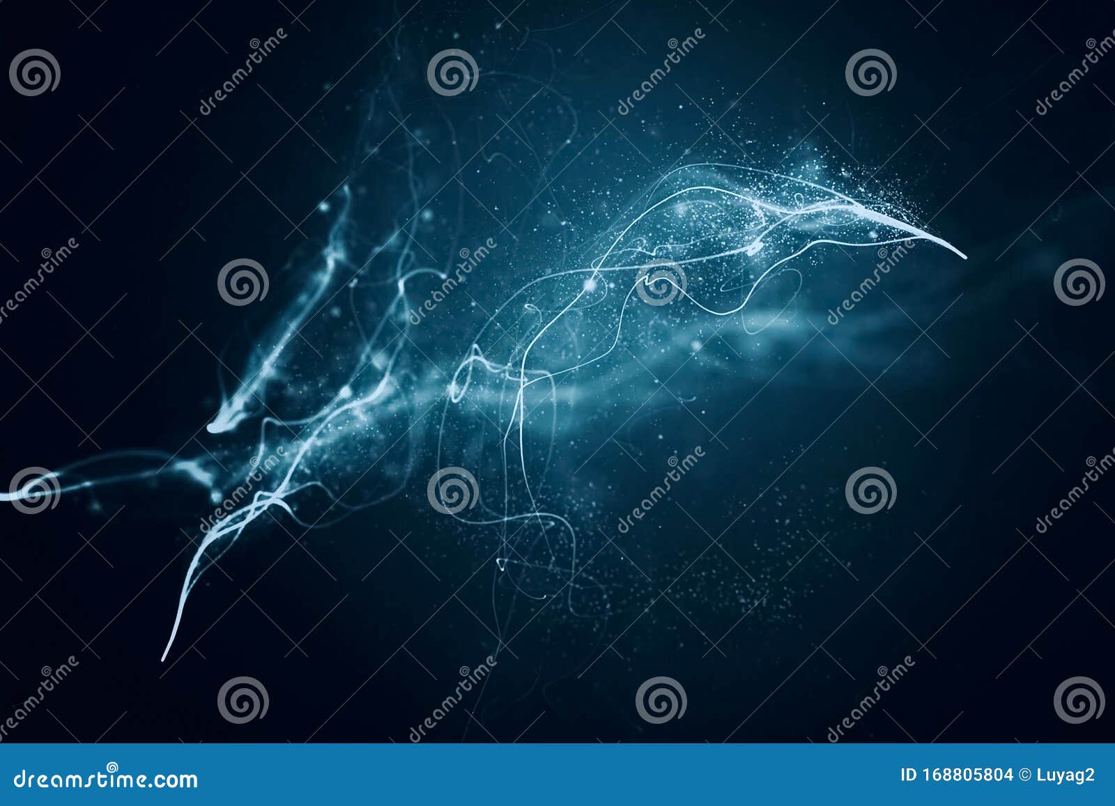 Abstract Background Motion of Particles in Vacuum Stock Photo - Image ...