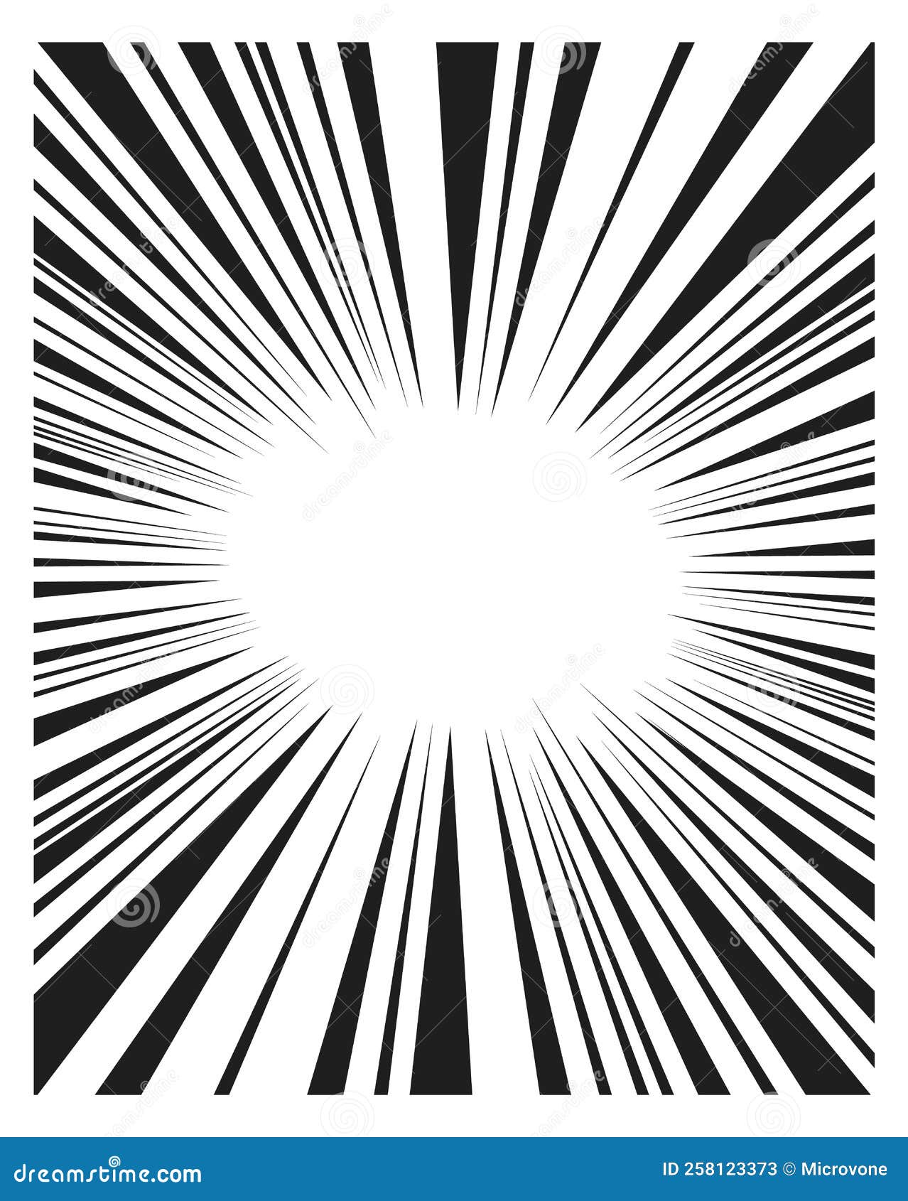 Abstract Background with Motion Speed Lines. Comic Style Layout Stock ...