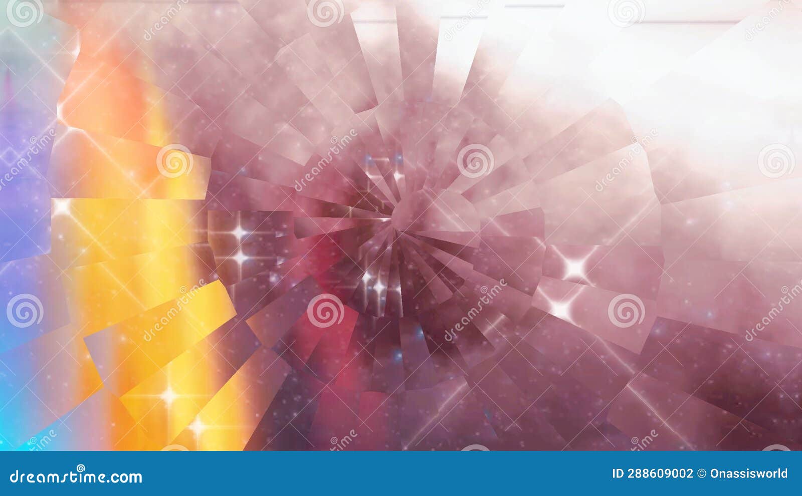 Abstract Background Multi Color Shapes and Blurs Stock Photo - Image of ...