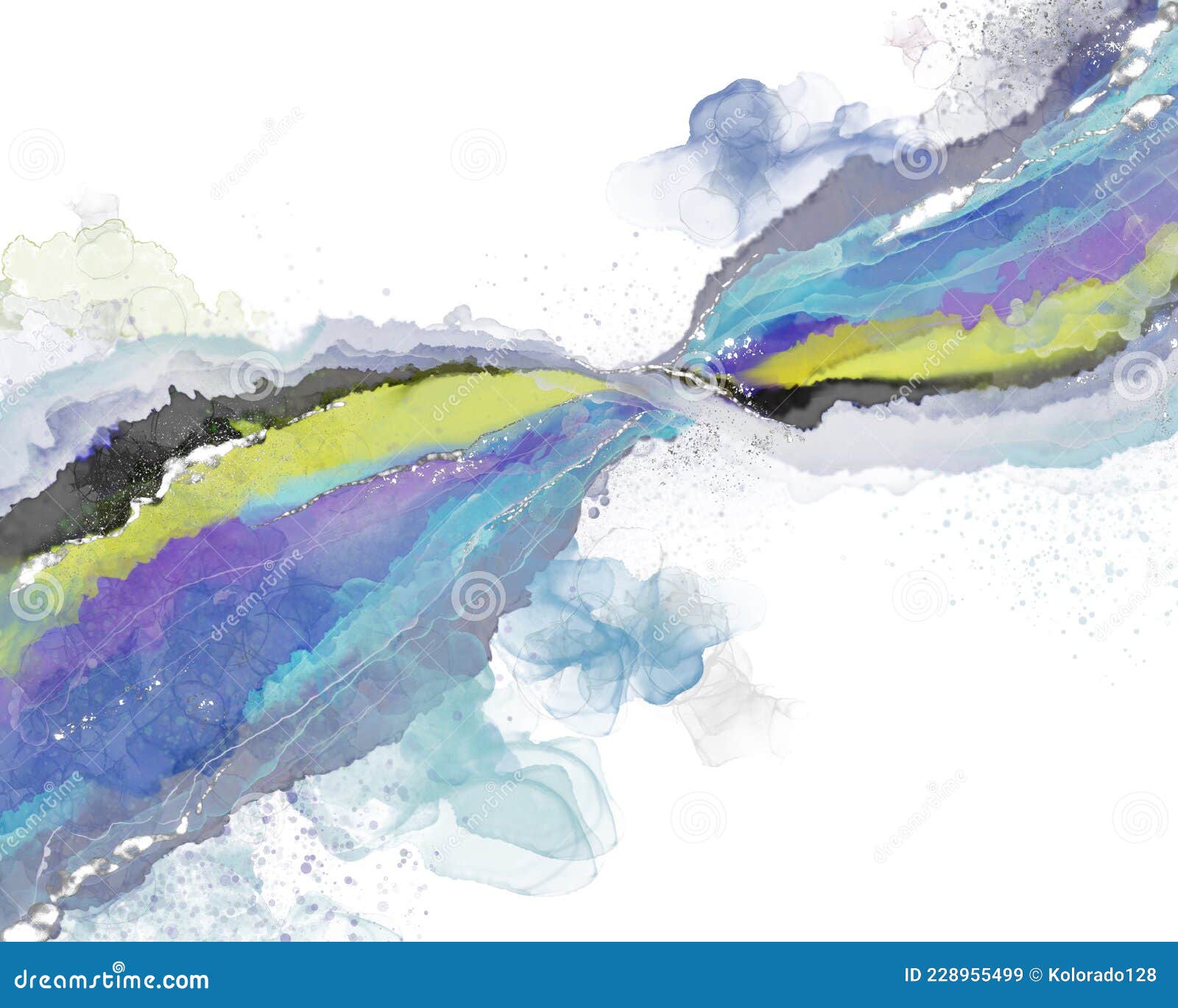 An Abstract Background with a Multi-colored Color Palette Stock ...