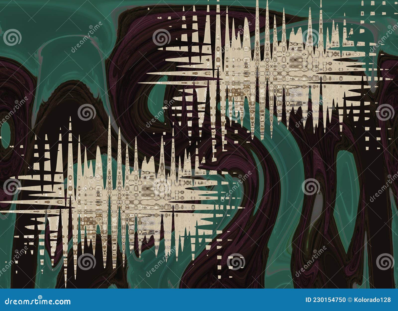 An Abstract Background with a Multi-colored Color Palette Stock ...