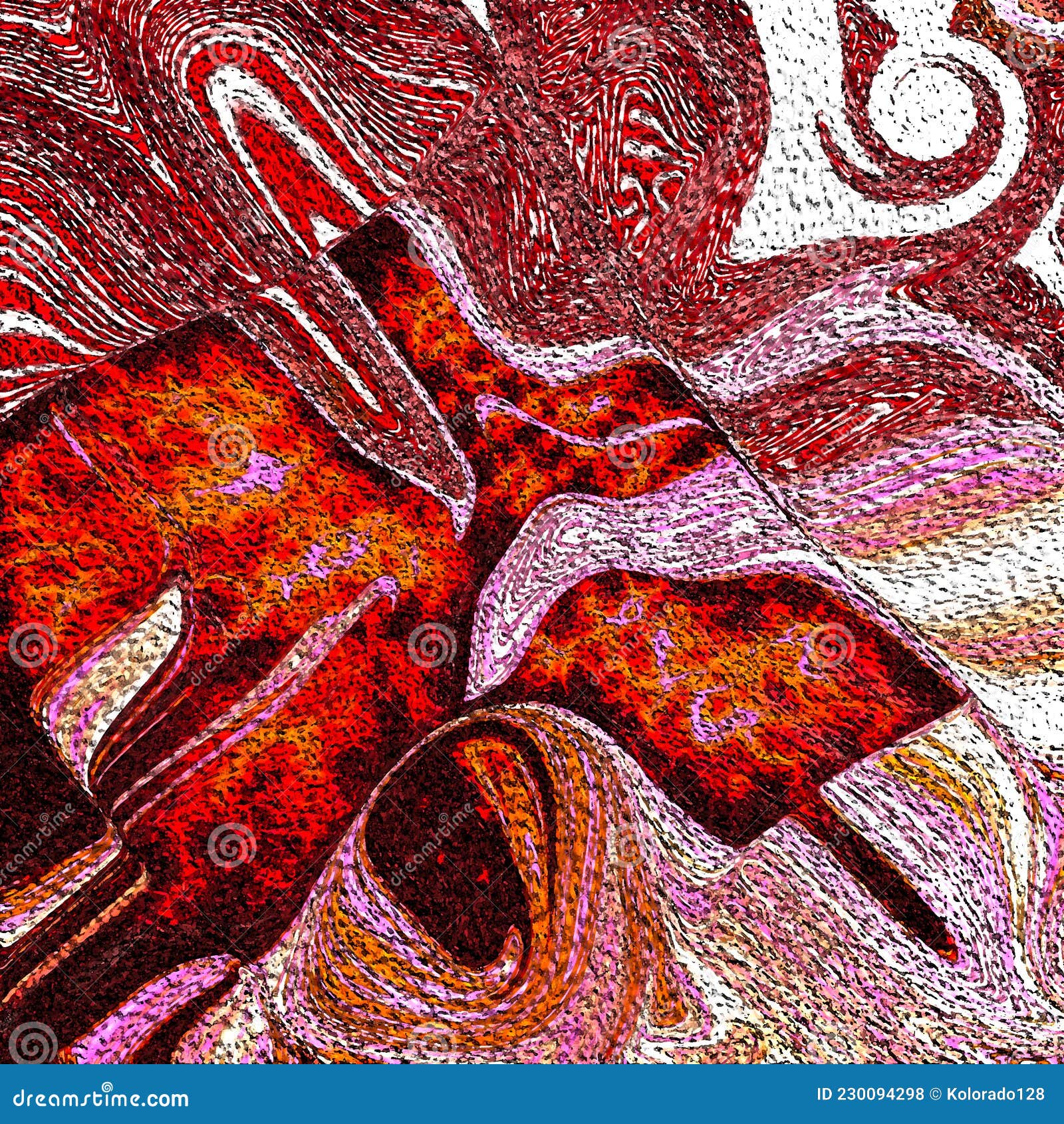 An Abstract Background with a Multi-colored Color Palette Stock Photo ...